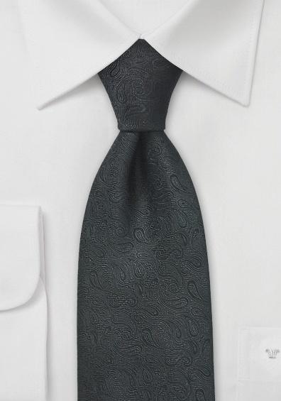 Cravata neagra motiv floral – Cravatepedia